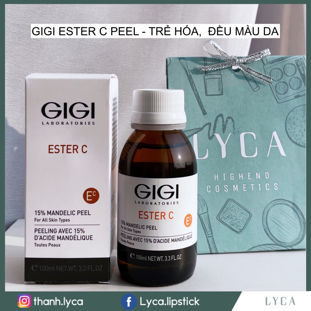 [GIGI] Peel Giúp Làm Căng Bóng Và Sáng Da Tức Thì GIGI Ester C 13% Mandelic & 2% Salicylic Peel ...