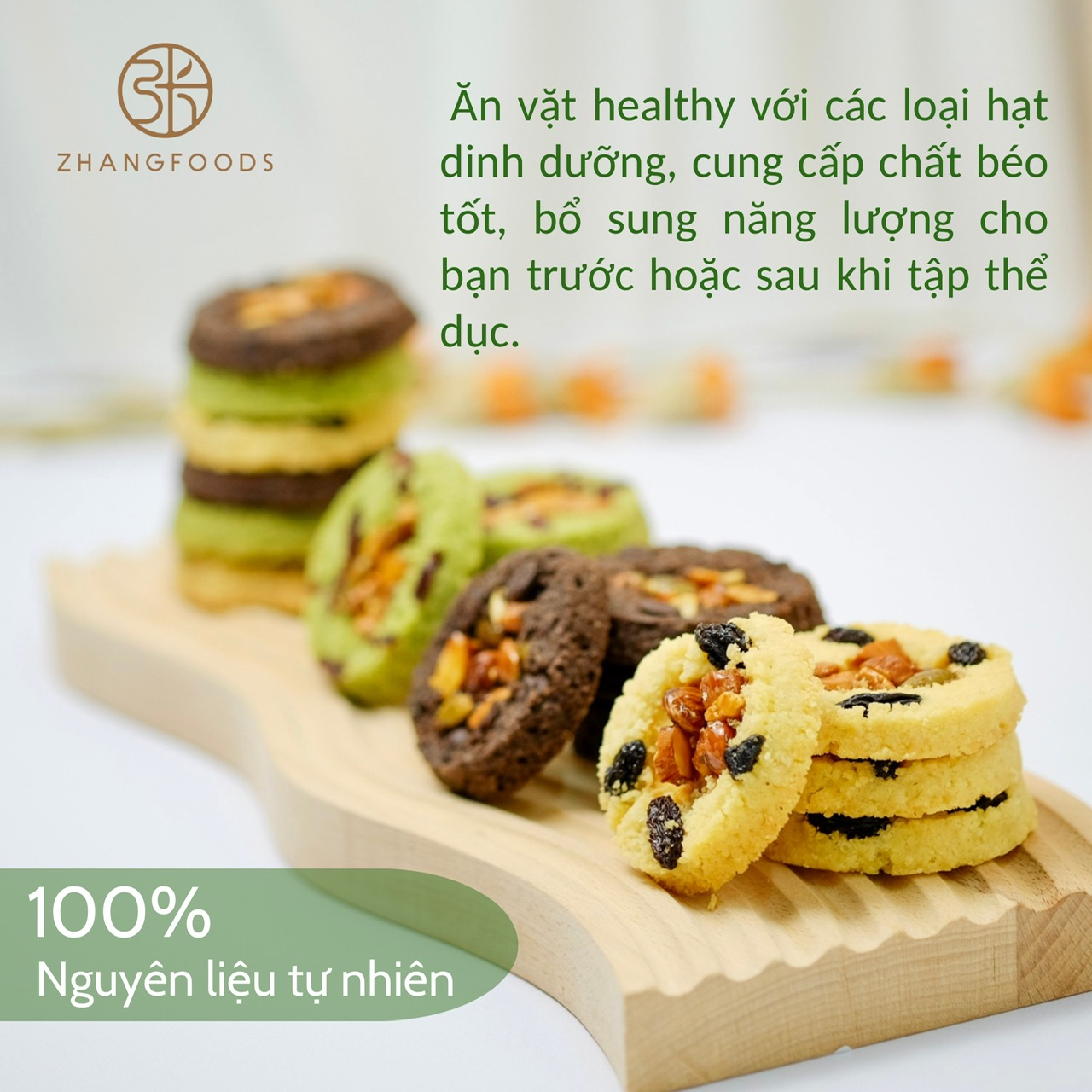 Bánh Sable Mix Hạt | Zhangfoods