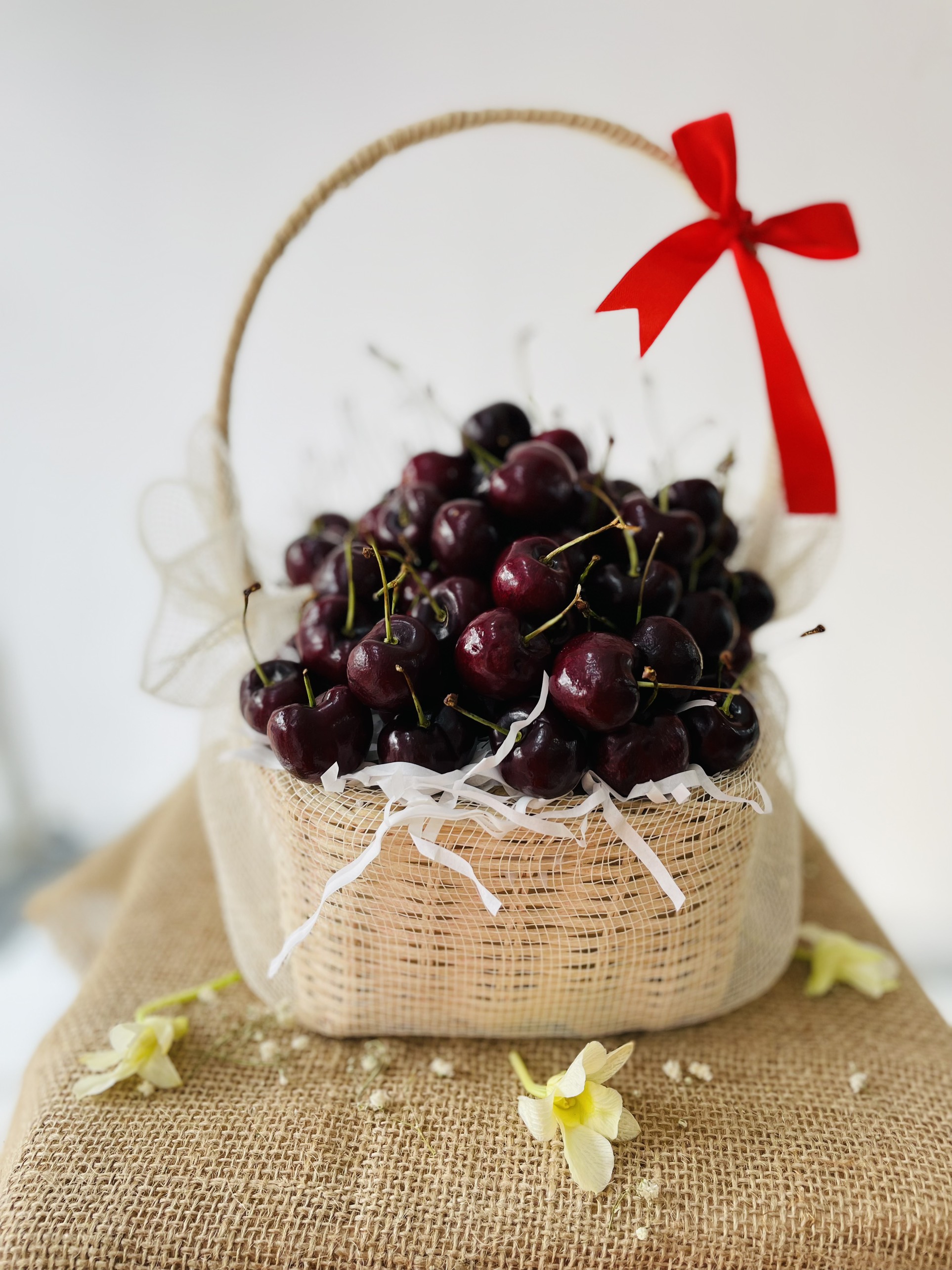 Bó hoa Cherry - 3F Fruits - Trái Cây Nhập Khẩu - Giỏ Quà Biếu Tặng