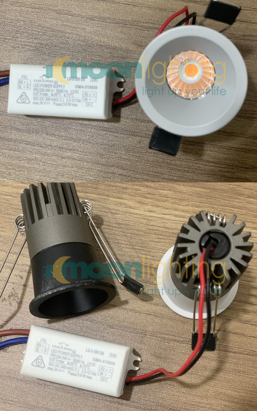 Đèn Spotlight âm trần mini MG-DM-3957-XXXX