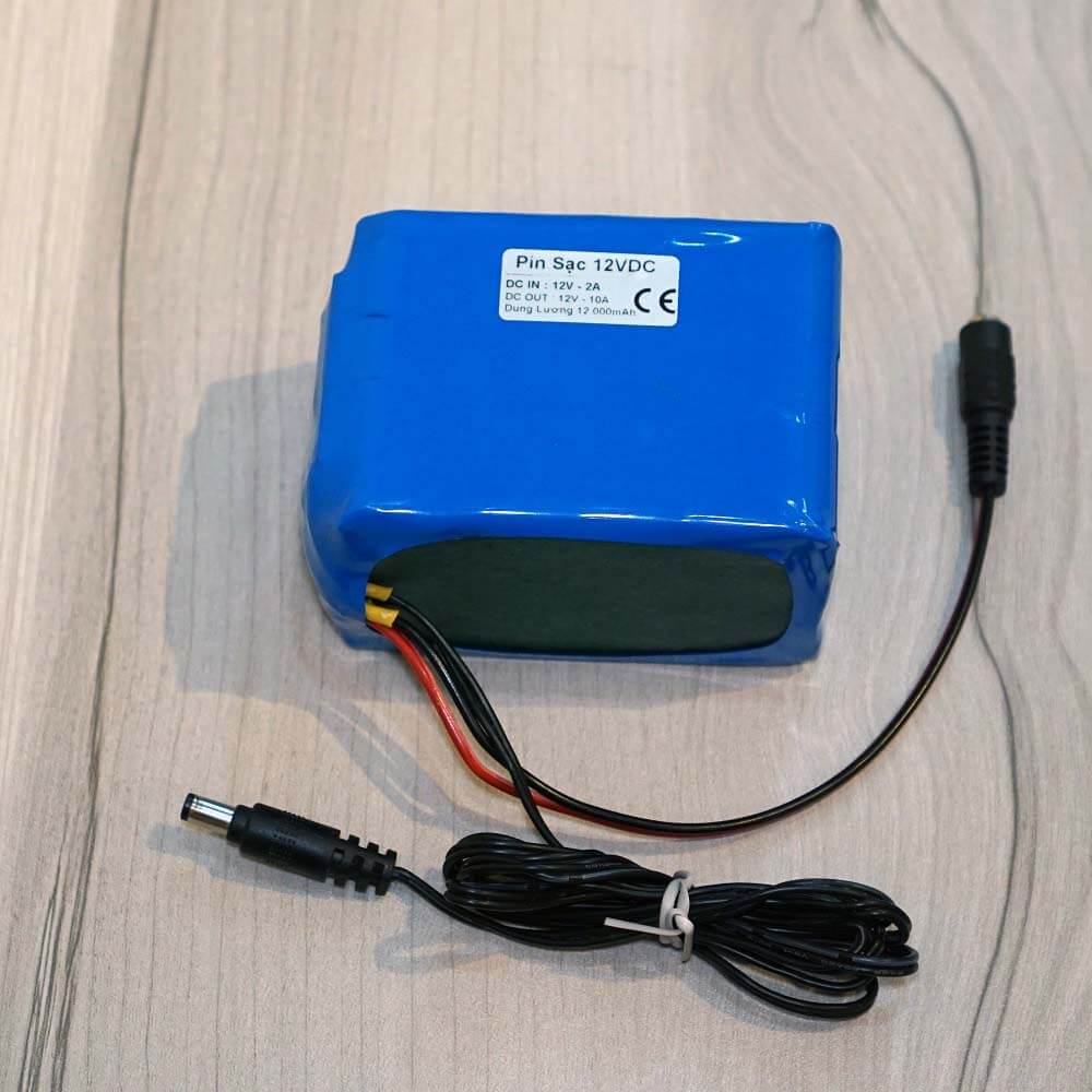Pin sạc lưu điện cho camera 12V 6.000mAH