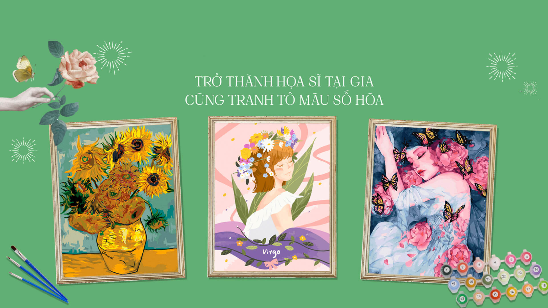 Tranh số hóa Mini 20x20cm