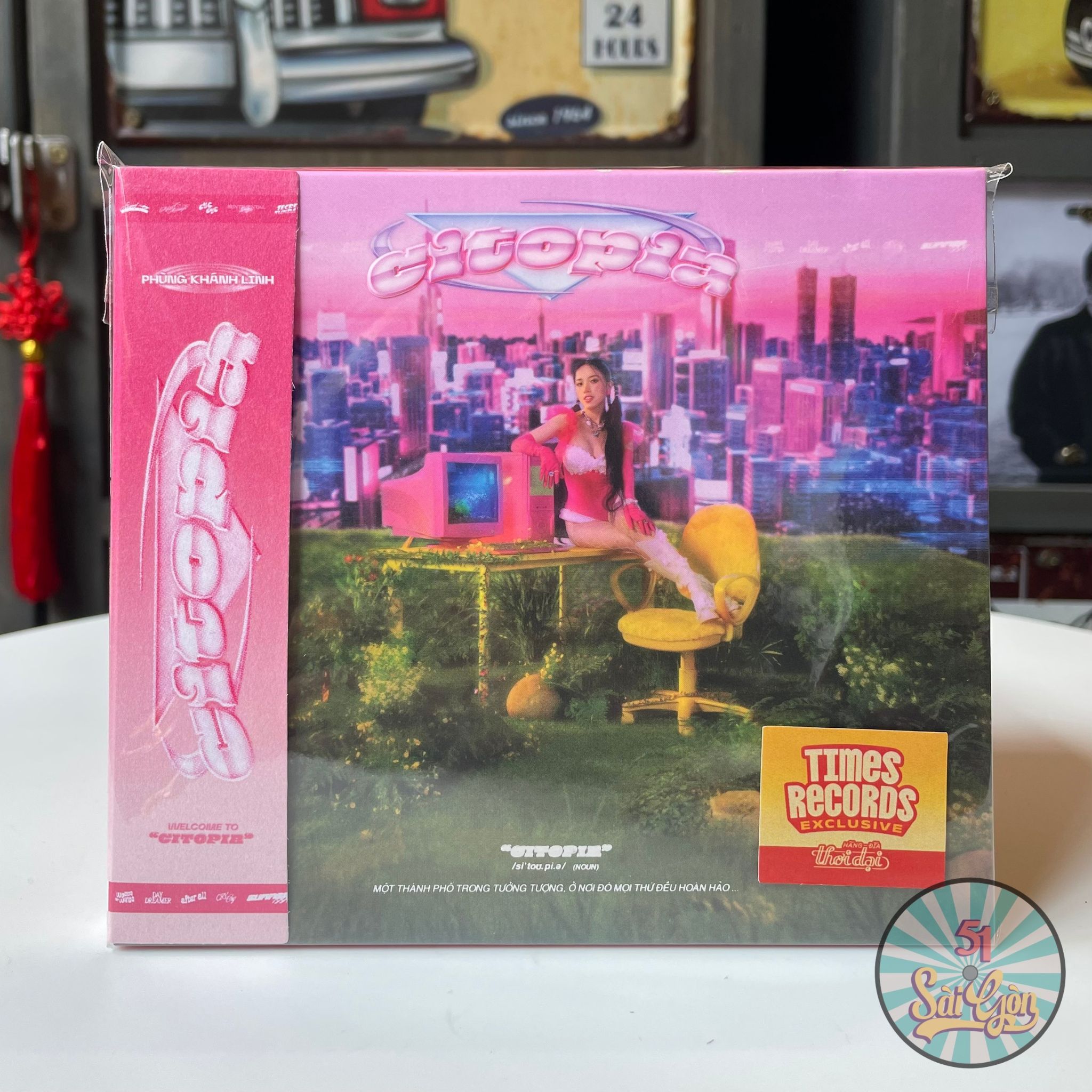 đĩa CD PHÙNG KHÁNH LINH - CITOPIA - THE 2ND STUDIO ALBUM (STANDARD VER ...
