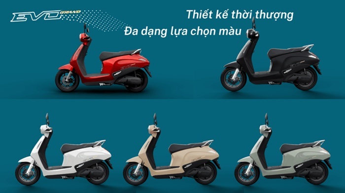 Xe máy điện Vinfast Evo Grand - Chính hãng giá tốt toàn quốc | Xe Minh Nhật