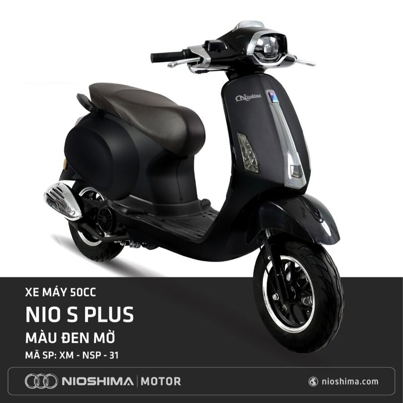 Xe Ga 50cc Nioshima Nio Plus - Kiểu Dáng 2024 Phong Cách Mới | Xe Minh Nhật