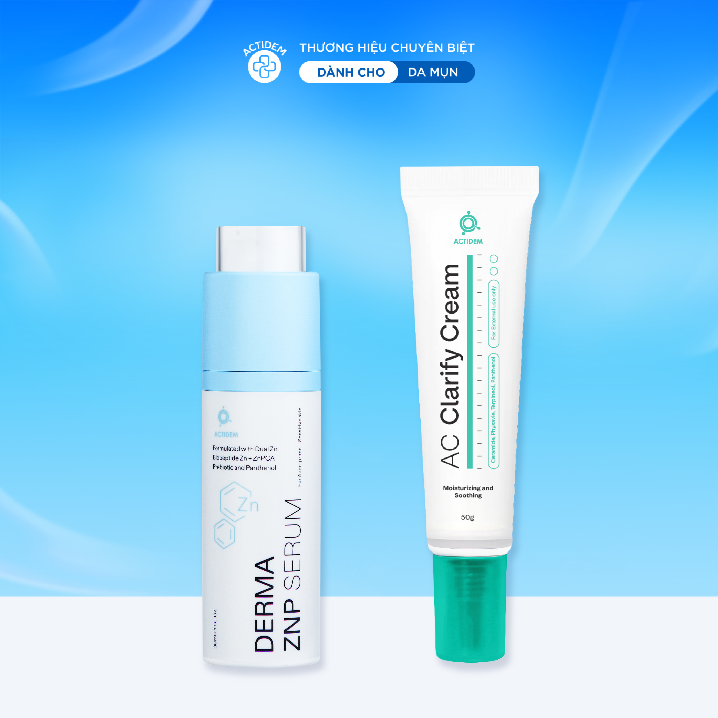 Gel giảm mụn mờ thâm Actidem Derma | Actidem Việt Nam