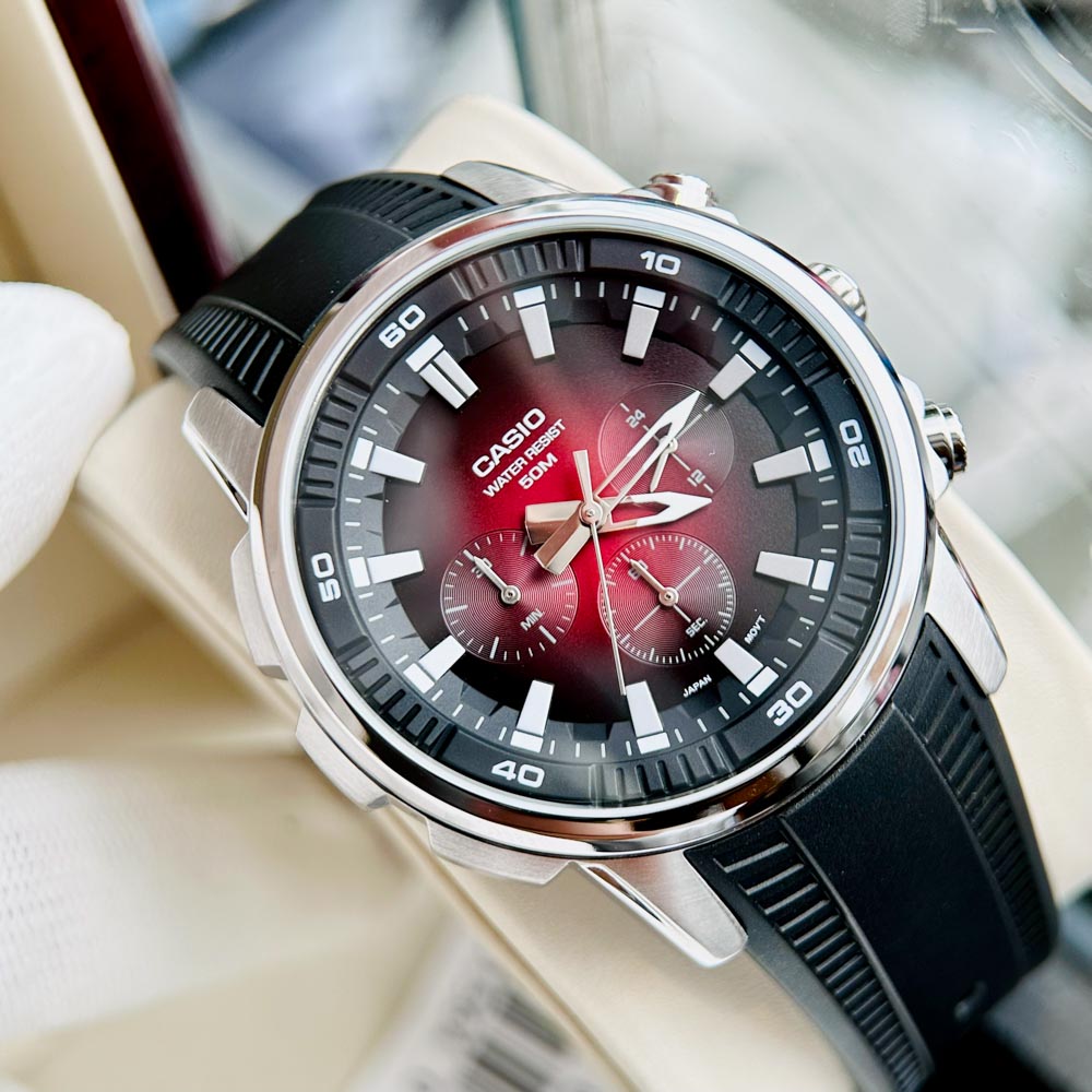 CASIO NAM MTP-E505-4AVDF | NAM | DÂY CAO SU | CHÍNH HÃNG | HD Watch Store