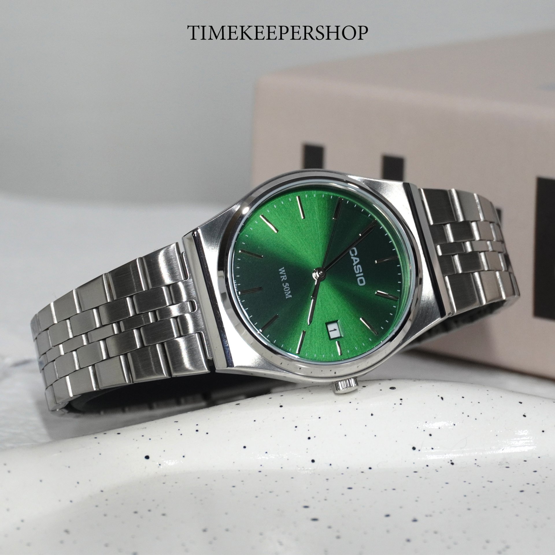 CASIO PRX MTP-B145D-3AVDF | NAM | DÂY THÉP | CHÍNH HÃNG | HD Watch Store