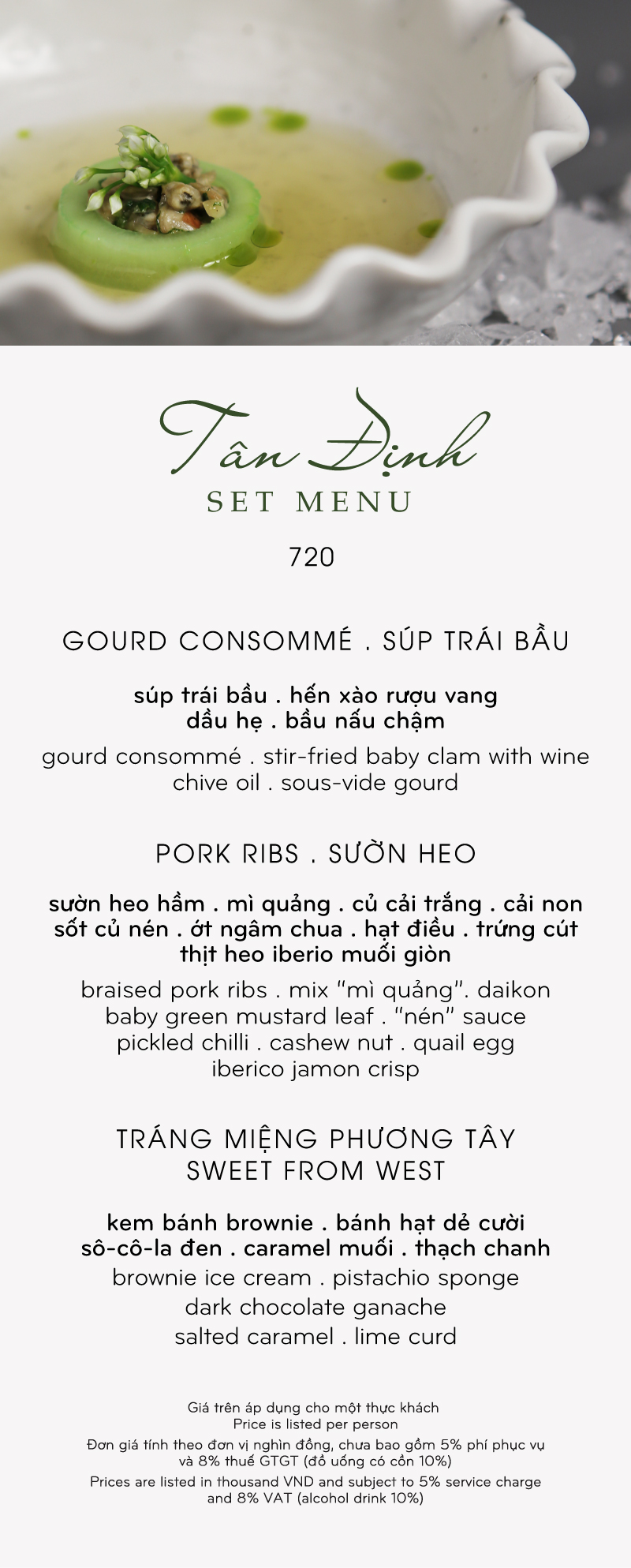 MENU . Blanc. Restaurant