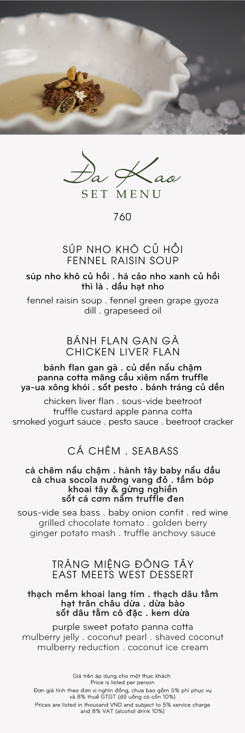 MENU . Blanc. Restaurant