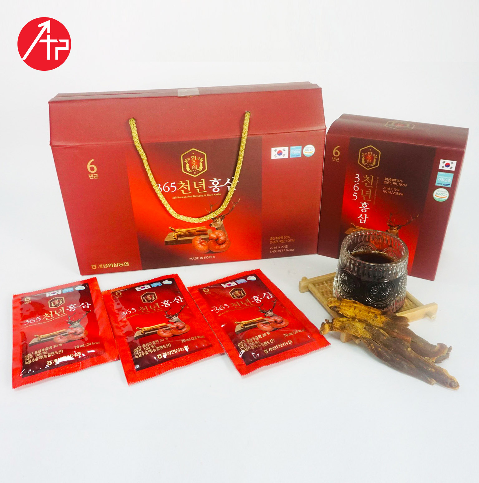 Nước chiết xuất hồng sâm nhung hươu 365 HANSUSAM (365 Korean Red ...