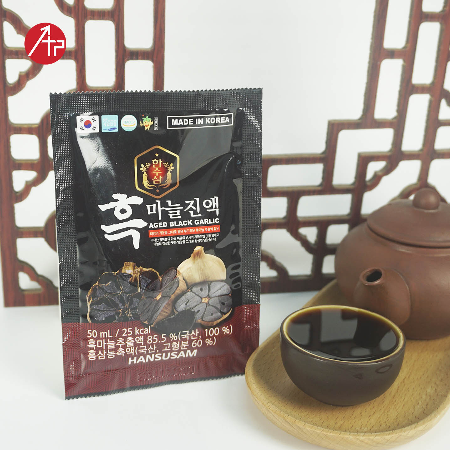 Nước uống tỏi đen Hàn Quốc - Aged Black Garlic An Thịnh Phát