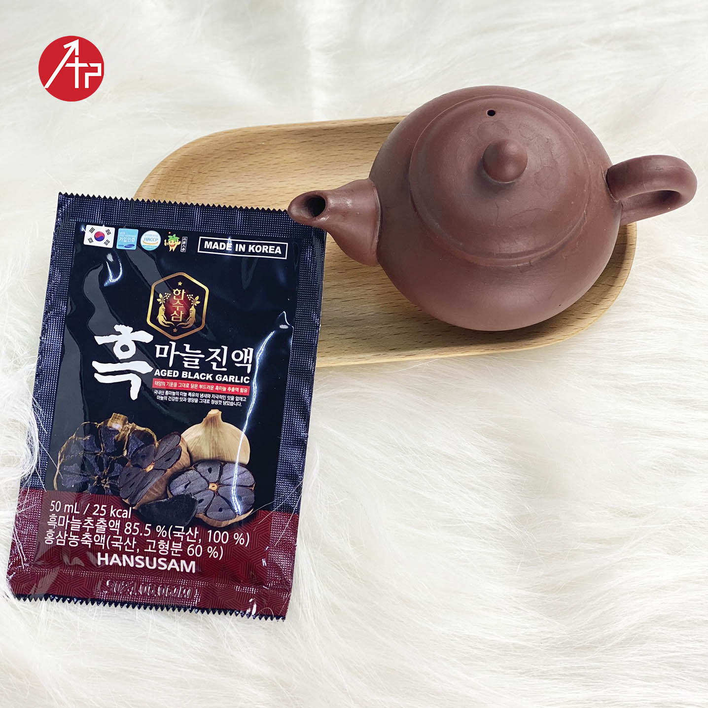 Nước uống tỏi đen Hàn Quốc - Aged Black Garlic An Thịnh Phát