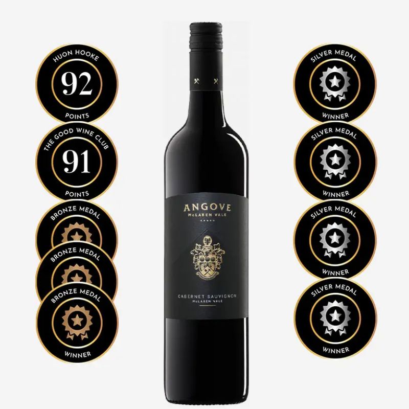Rượu vang Angove Family Crest Cabernet Sauvignon Rượu Vang Vino Fino