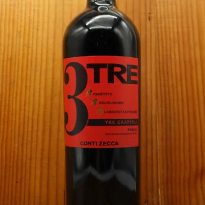 Rượu vang Ý Conti Zecca Tre Grappoli Rượu Vang Vino Fino