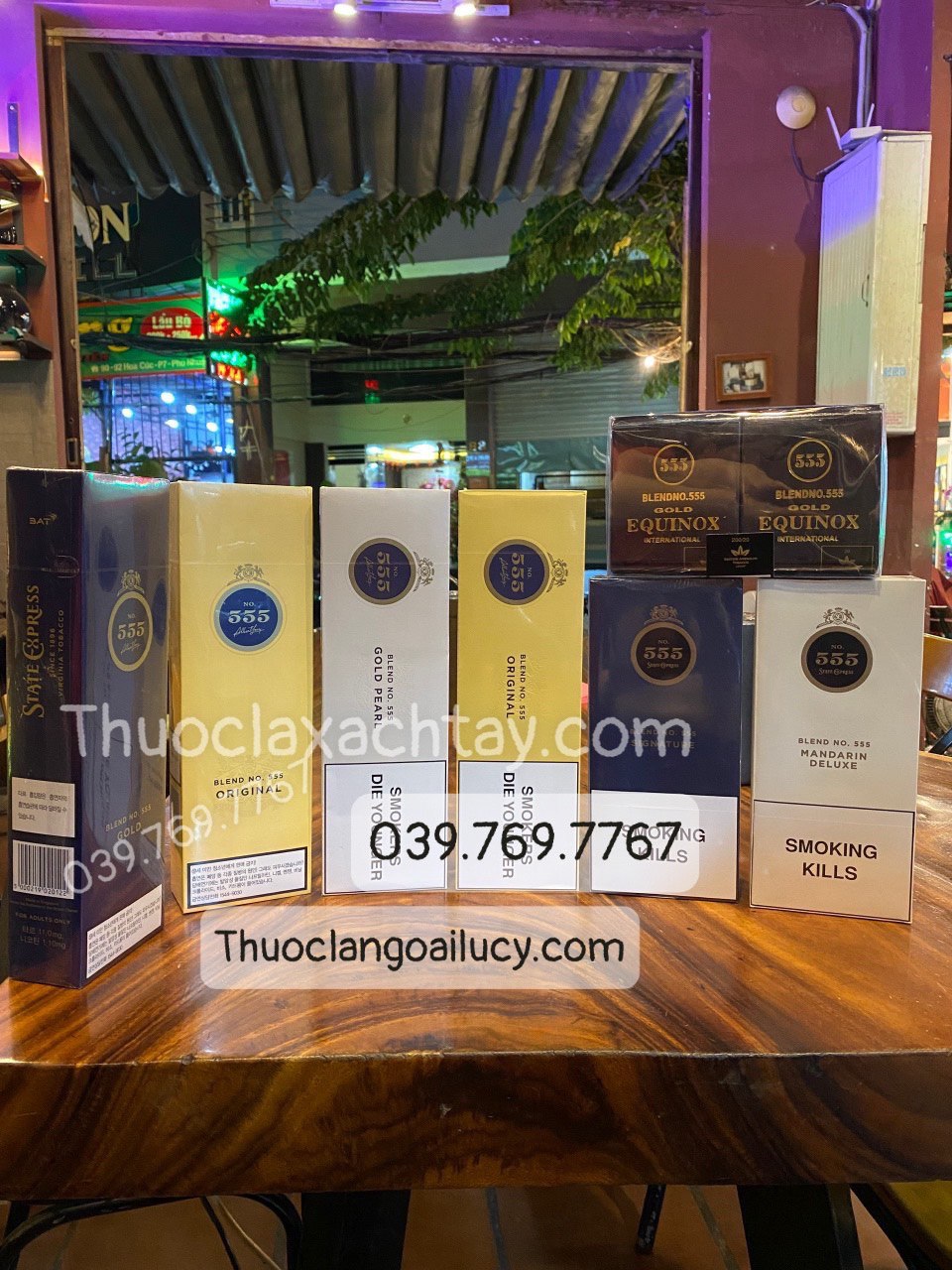 Thuốc lá 555 Hàn Quốc (555 Gold + 555 Original) | Thuoclangoaixachtay.com