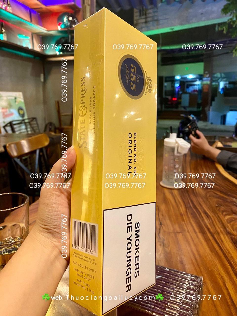 Thuốc lá 555 Gold Original loại Ngon nhất (555 Anh Vàng, gói truyền ...