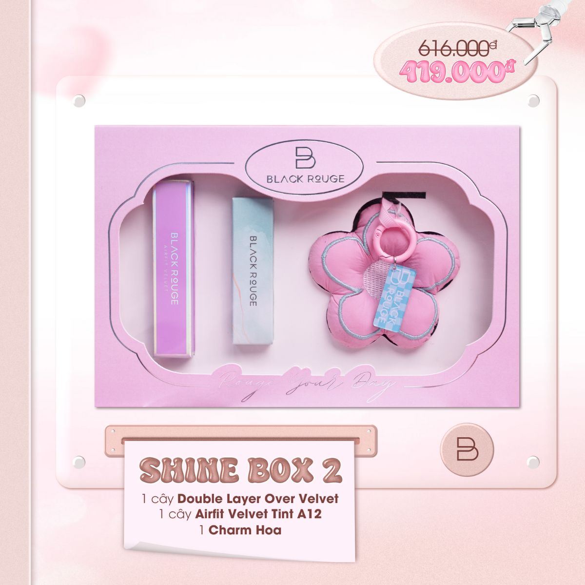 SET QUÀ TẶNG DƯỚI 300K: SHINE BOX BLACK ROUGE – LỰA CHỌN TINH TẾ MÙA L ...