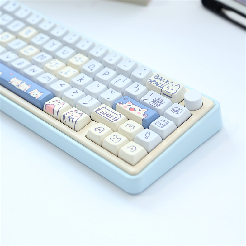 LMK67 RGB mạch xuôi (Nhôm CNC, Gasket Mount, QMK/VIA)
