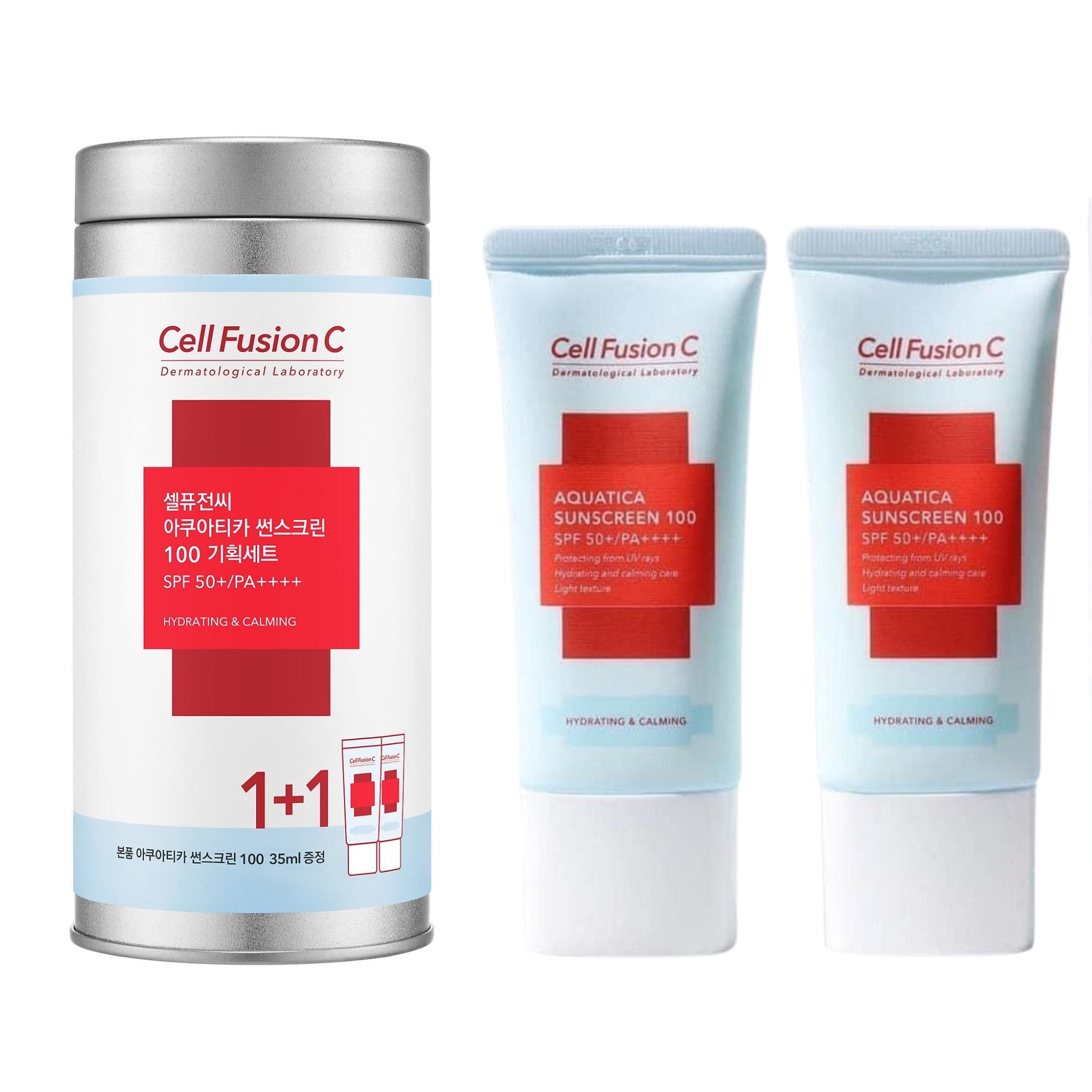 Kem Chống Nắng Cell Fusion C Aquatica Sunscreen 100 Cấp Ẩm Dịu Da FULU