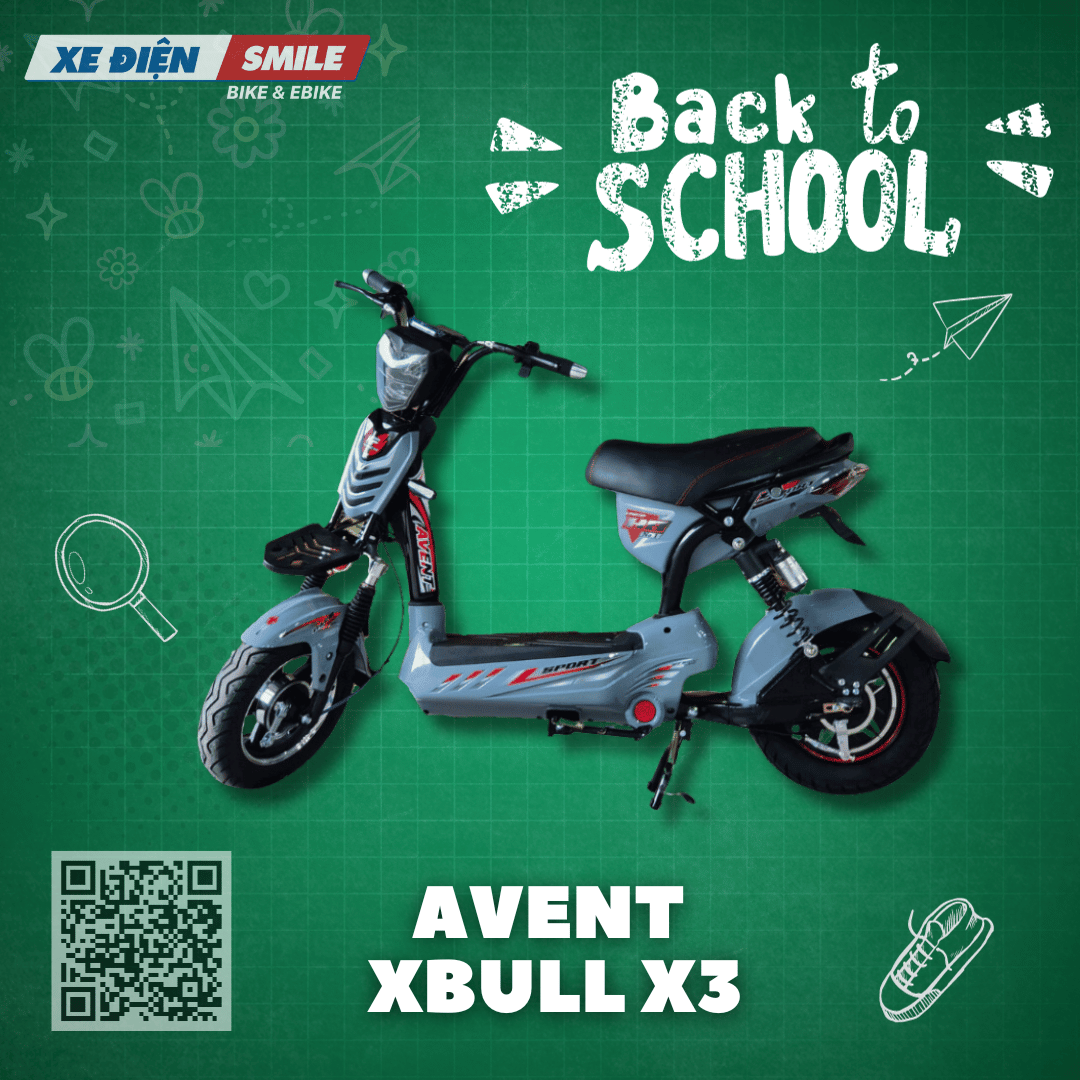 Xbull Avent Xe Đạp Điện Hiệu Năng Vượt Trội - Tiện Lợi Xe Điện Smile
