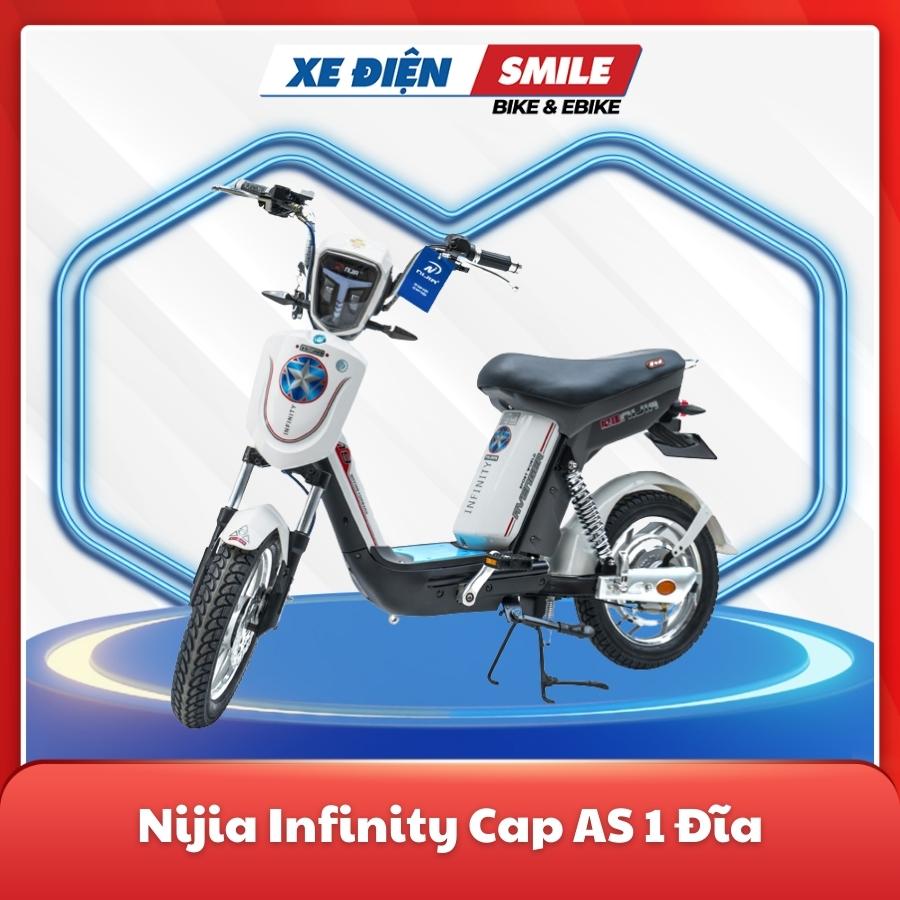 Xe Đạp Điện Nijia Infinity Cap AS 1 Thắng Đĩa Xe Điện Smile