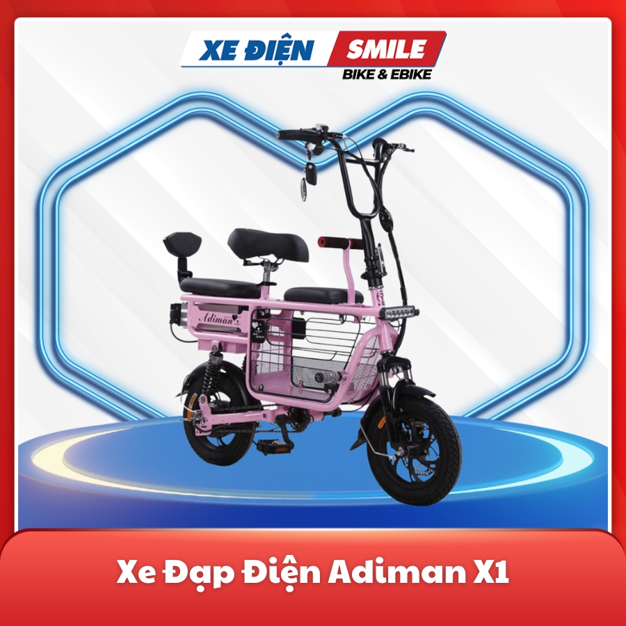 Xe Đạp Điện Adiman X1 - Xe Đạp Điện Tối Ưu Mọi Hành Trình!