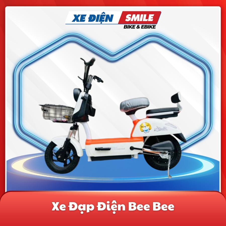 Xe Đạp Điện Bee Bee với thiết kế tiện lợi và hiện đại Xe Điện Smile