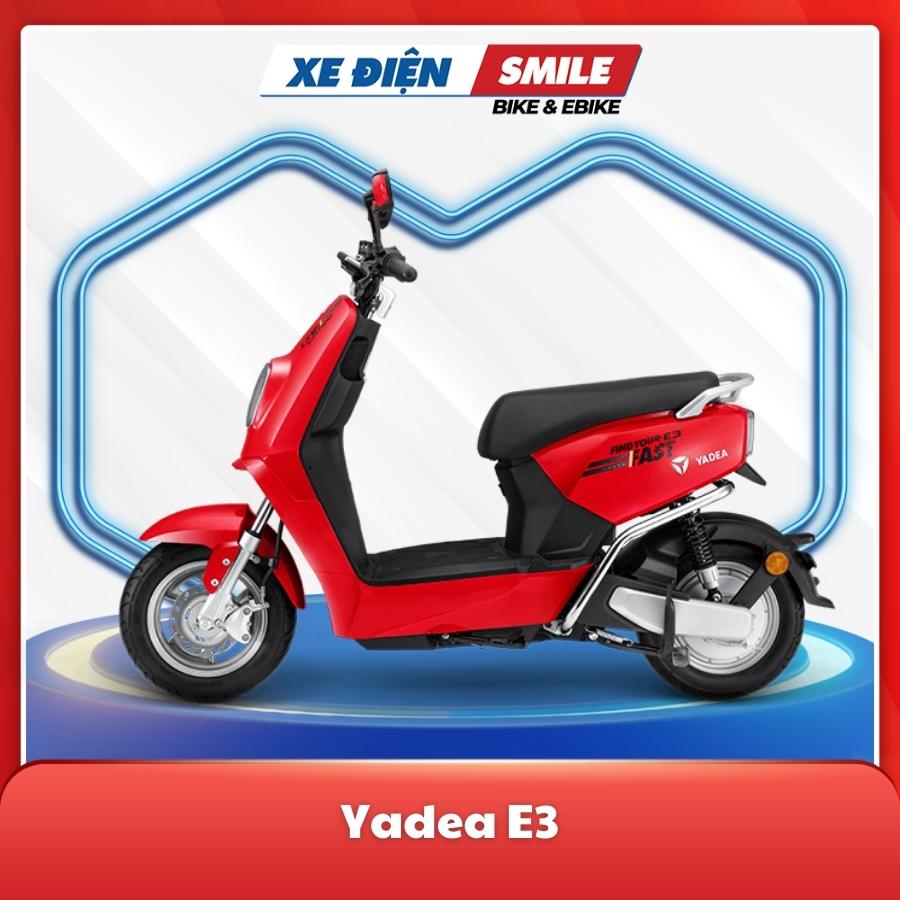 Yadea E3 Xe Máy Điện - Thiết kế sang trọng, tiêu chuẩn