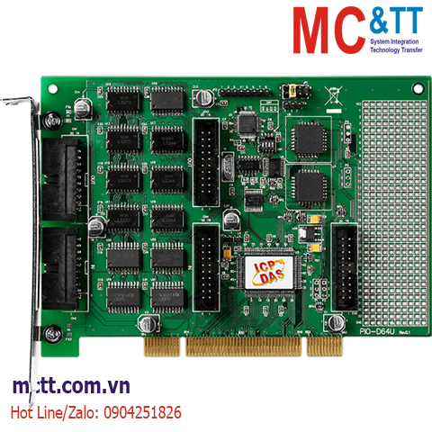 Card PCI 64 kênh vào/ra số DI/DO + 6 kênh Timer/Counter/Frequency ICP ...