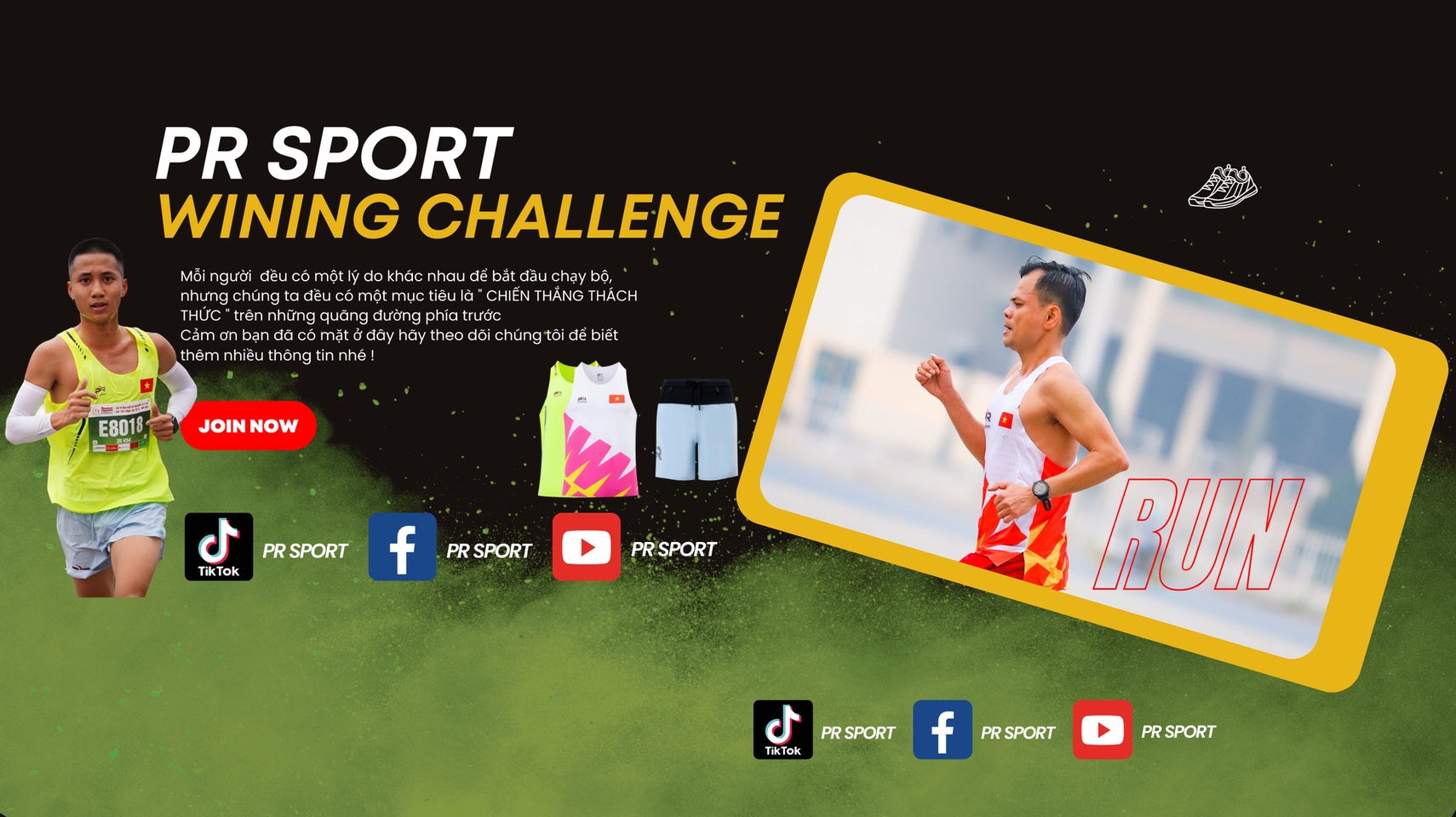 PR SPORT I THƯƠNG HIỆU SẢN PHẨM THỂ THAO CAO CẤP