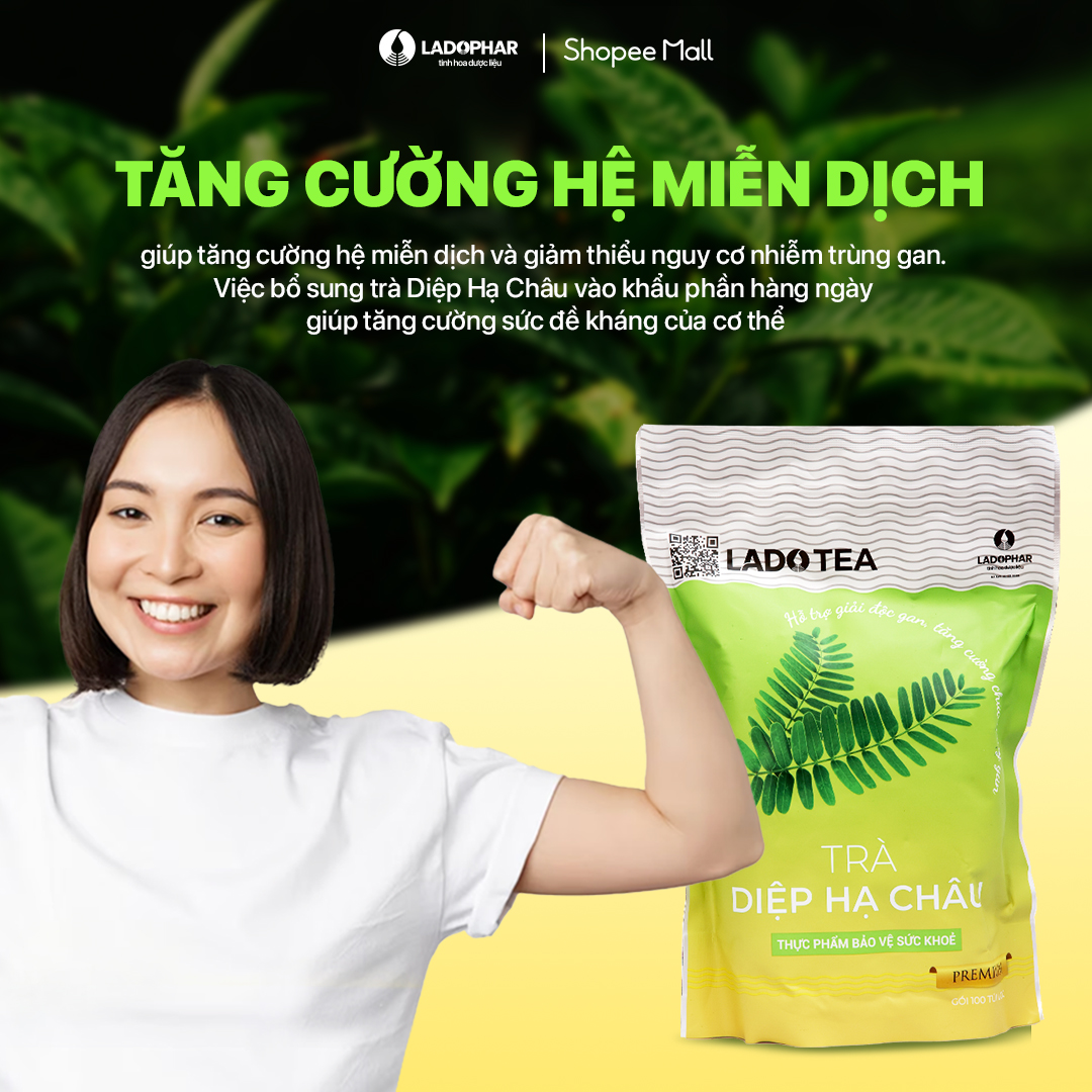 LADO TEA TRÀ DIỆP HẠ CHÂU TÚI 100 GÓI | CÔNG TY CỔ PHẦN DƯỢC LÂM ĐỒNG ...