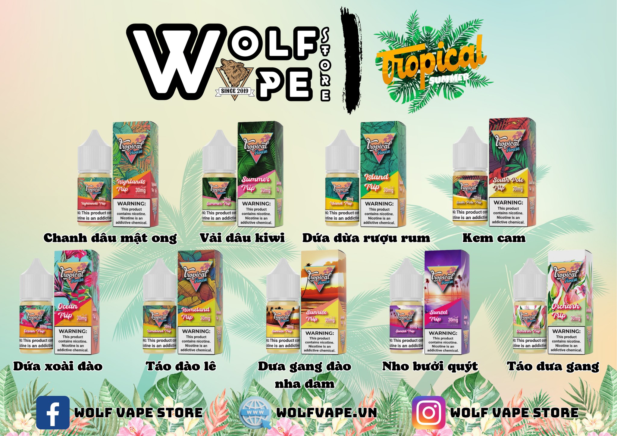 Tropical House | Wolf Vape Store