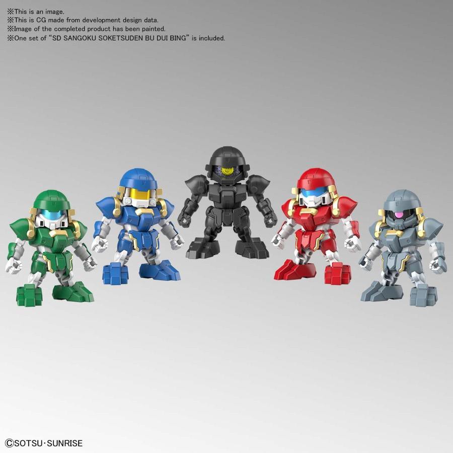 Mô hình SD binh lính Bug + Buduibing Set Gundam 28 Bandai Tam Quốc ...
