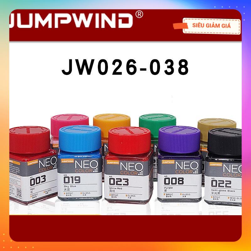Sơn gốc Lacquer màu cơ bản Neo Color Jumpwind JW025-JW038 - Sơn Mô Hình