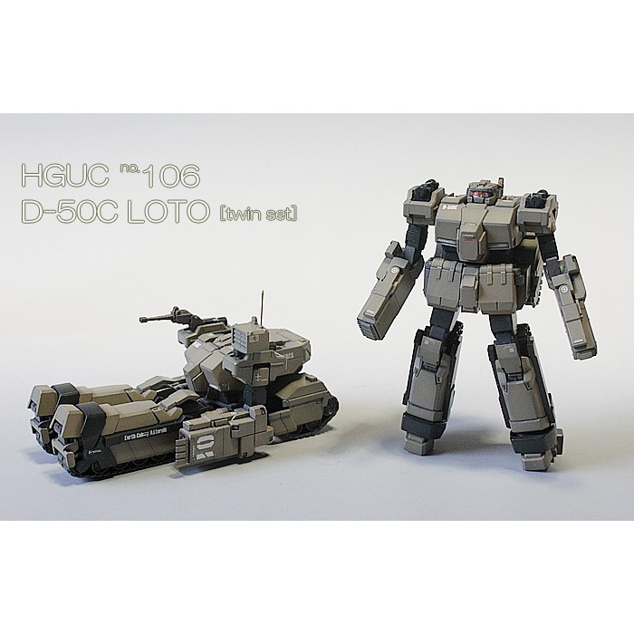 Mô hình Gundam HG UC D-50C Loto Twin Set Bandai 4573102591623