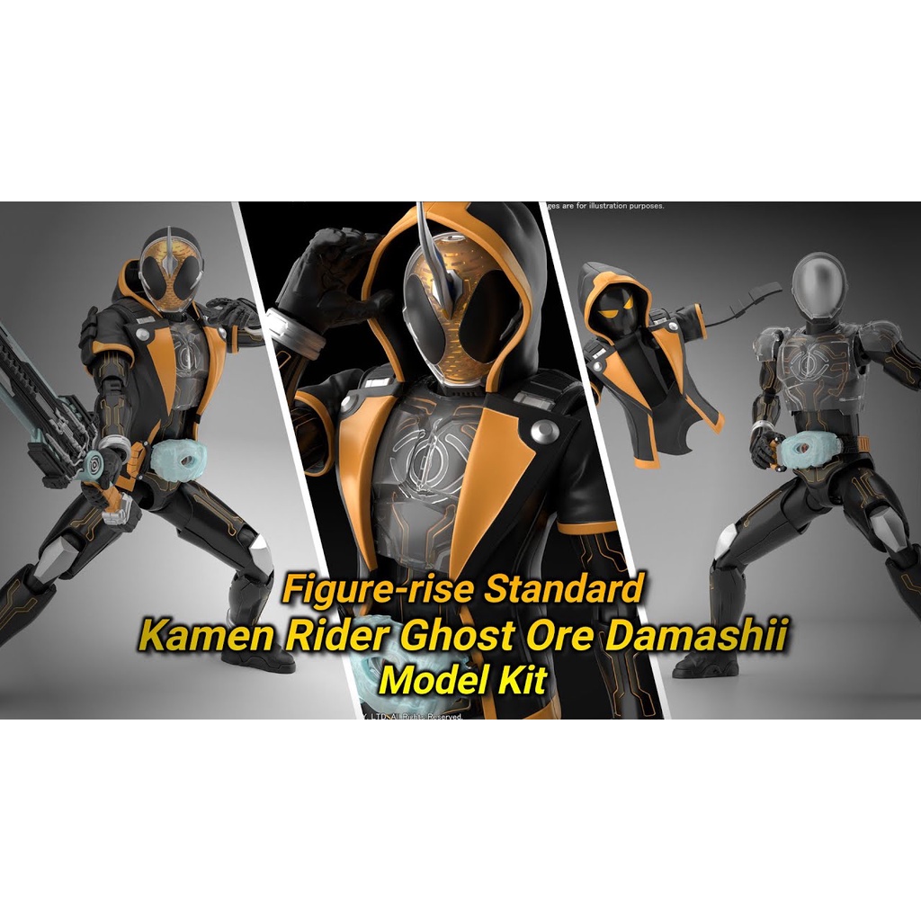 Mô hình lắp ráp Figure-rise Standard KAMEN RIDER GHOST ORE DAMASHII ...