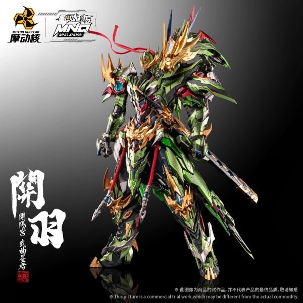 Mô Hình Hợp Kim Ráp Sẵn Metal Build MNQ-XH09X Guan Yu + Chi Yan Long Ju ...