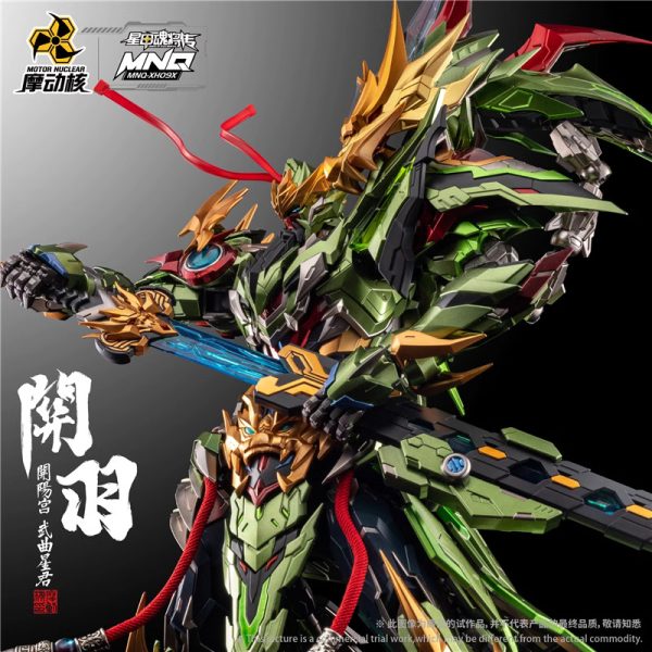 Mô Hình Hợp Kim Ráp Sẵn Metal Build MNQ-XH09X Guan Yu + Chi Yan Long Ju ...