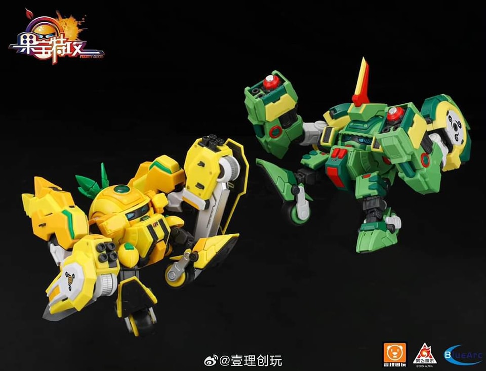 Mô Hình Lắp Ráp Táo Thiện Xạ Robot Trái Cây Yi li chuang wan chính hãng