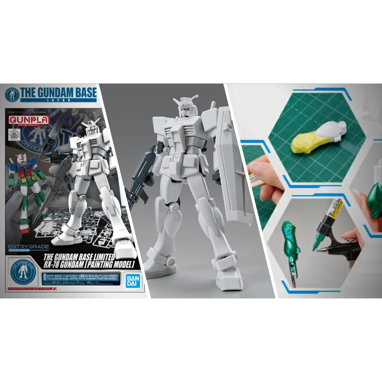 Mô Hình Lắp Ráp ENTRY GRADE 1/144 THE GUNDAM BASE LIMITED RX-78 GUNDAM ...