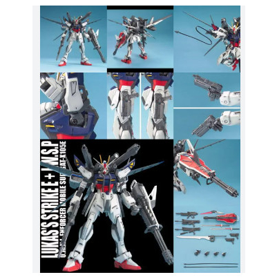 Mô Hình Lắp Ráp Gundam MG 1/100 LUKAS STRIKE E + IWSP ASTRAY Bandai ...