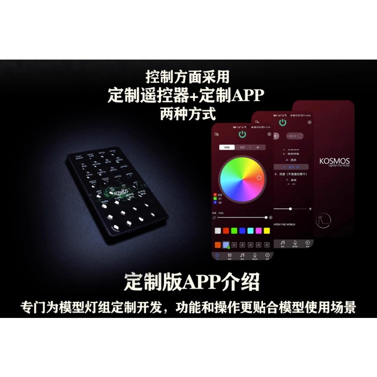 Bộ đèn LED Kosmos Drone Light Set B for FM Gundam Aerial 1/100