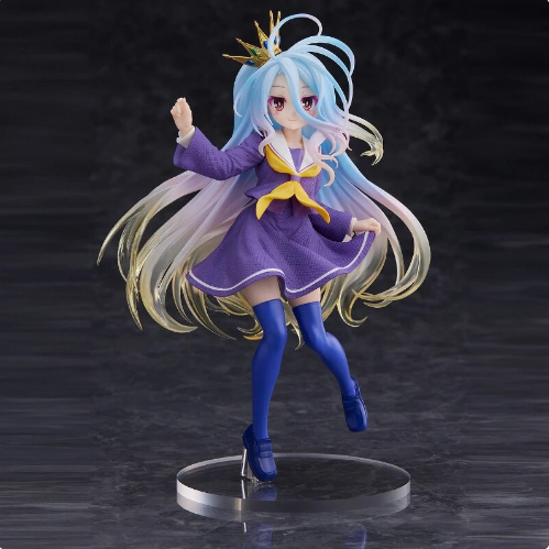 Mô Hình Figure No Game No Life Shiro Cat Ear School Uniform Ver Taito 03900