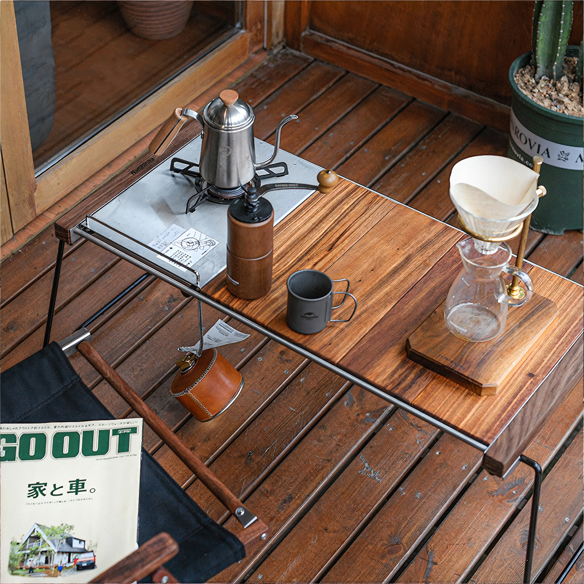 Naturhike Bàn Gỗ Dã Ngoại Khung Thép IGT Glamping | Công Ty TNHH ProCamping