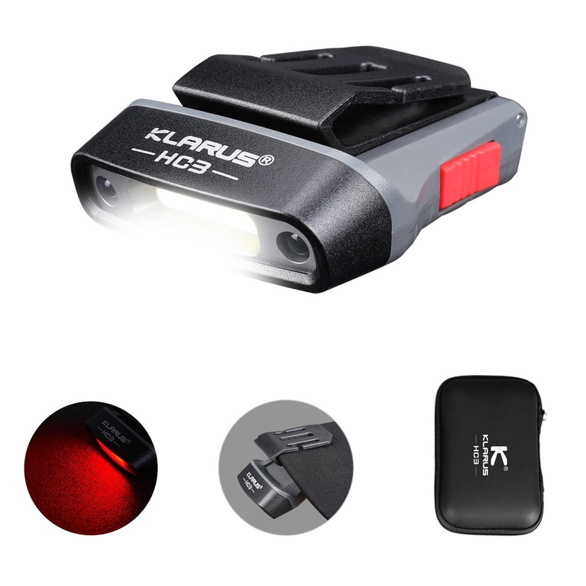 Đèn Pin Đội Đầu Cắm Trại Du Lịch KLARUS HC3 LED COB Độ Sáng 100 Lumen ...