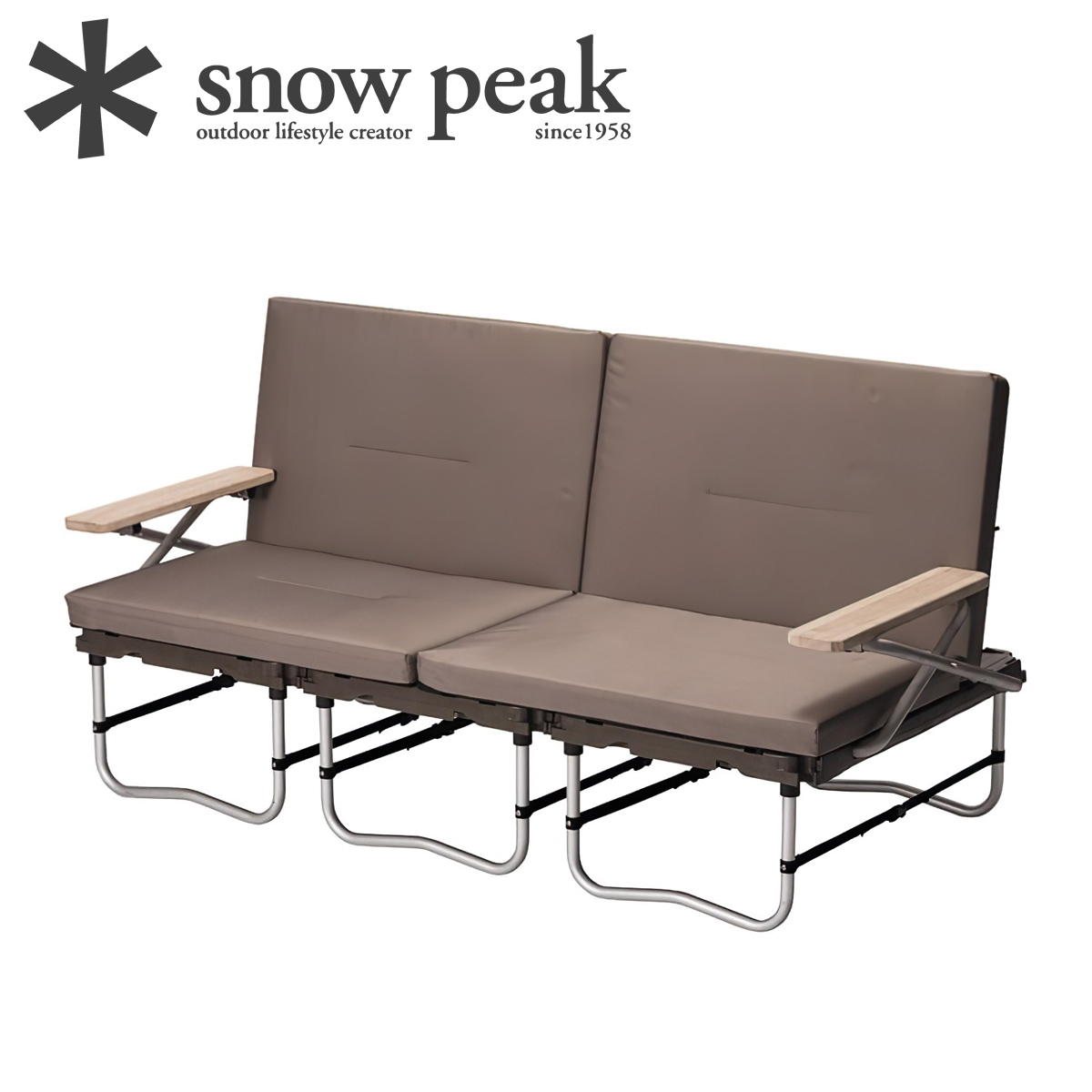 Ghế Cắm Trại Du Lịch Snowpeak Campfield Futon Starter Set | Công Ty ...