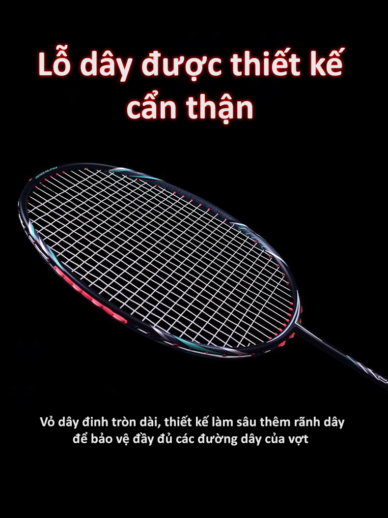 Vợt Cầu Lông Guang Yu 6U JUEJI Khung Full Carbon Vợt Cầu Lông Công Thủ ...