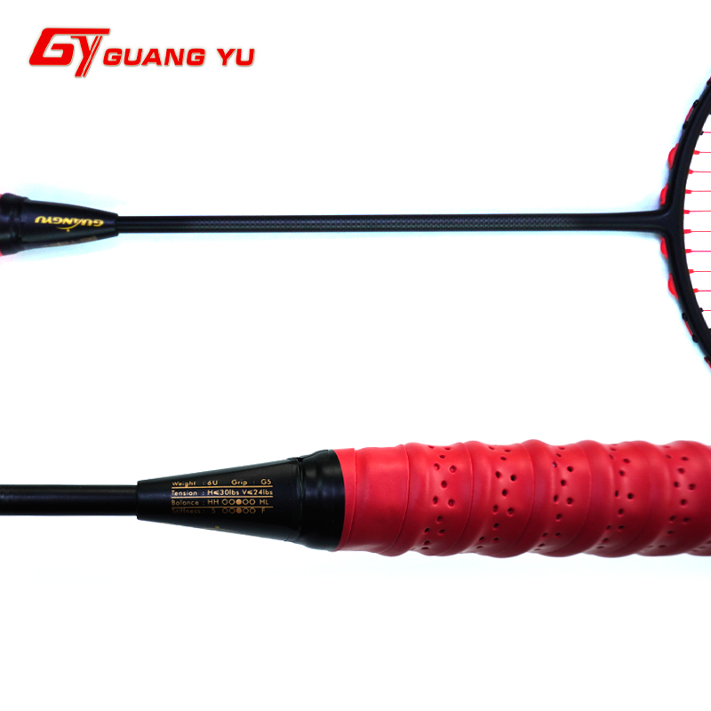 Vợt Cầu Lông Guangyu 6U Khung Carbon Siêu Nhẹ Thân Dẻo Trợ Lực Đánh ...