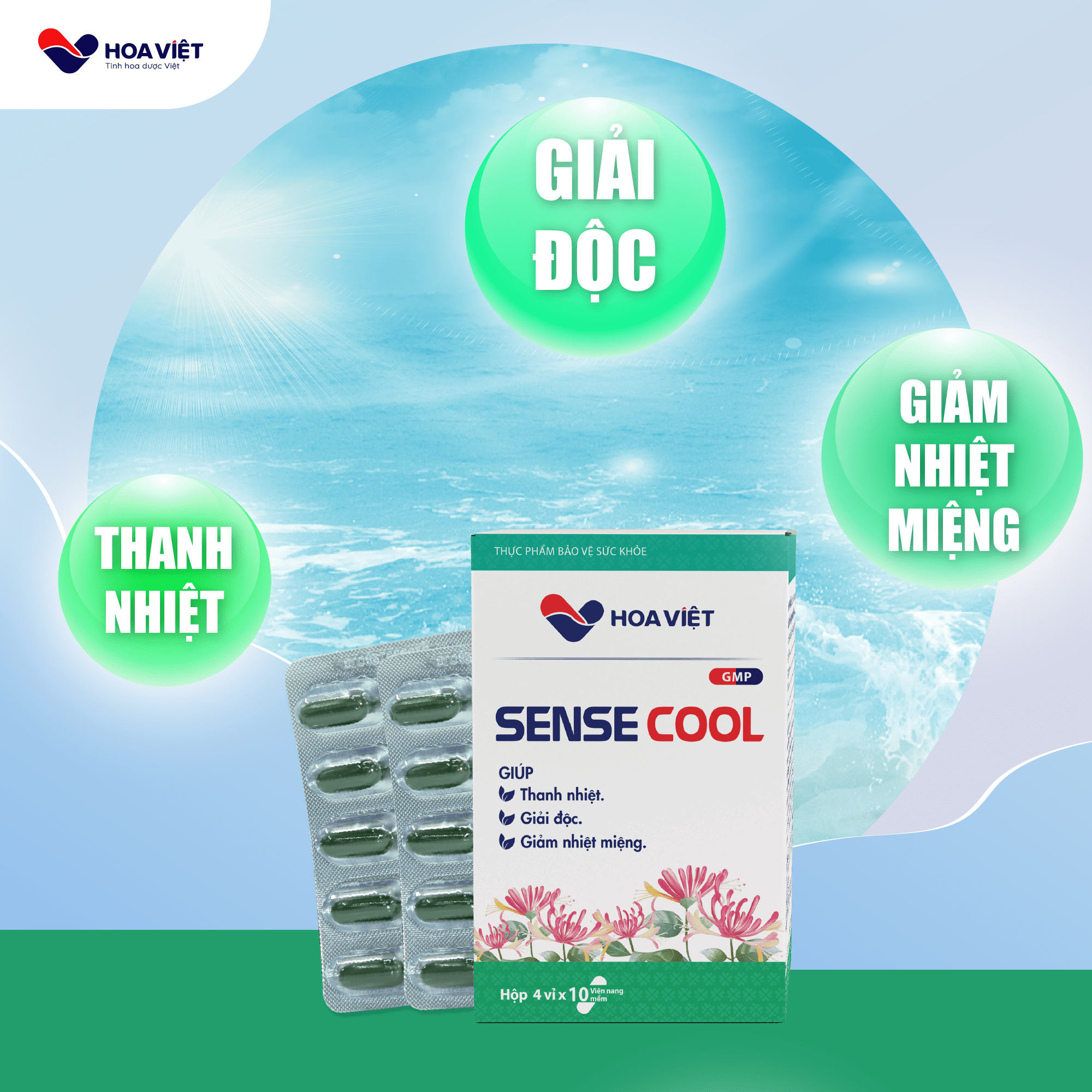 Thanh nhiệt, giải độc, nhiệt miệng do cơ thể nóng nhiệt sensecool CÔNG ...